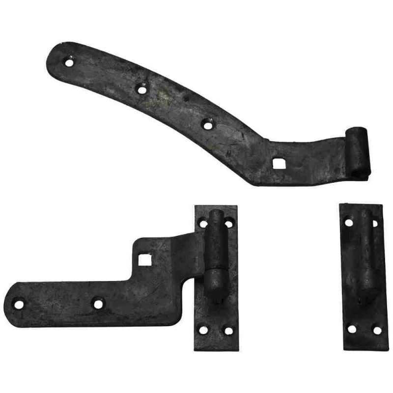 Perry 300mm Curved rail hinge sets - Gate Expectations